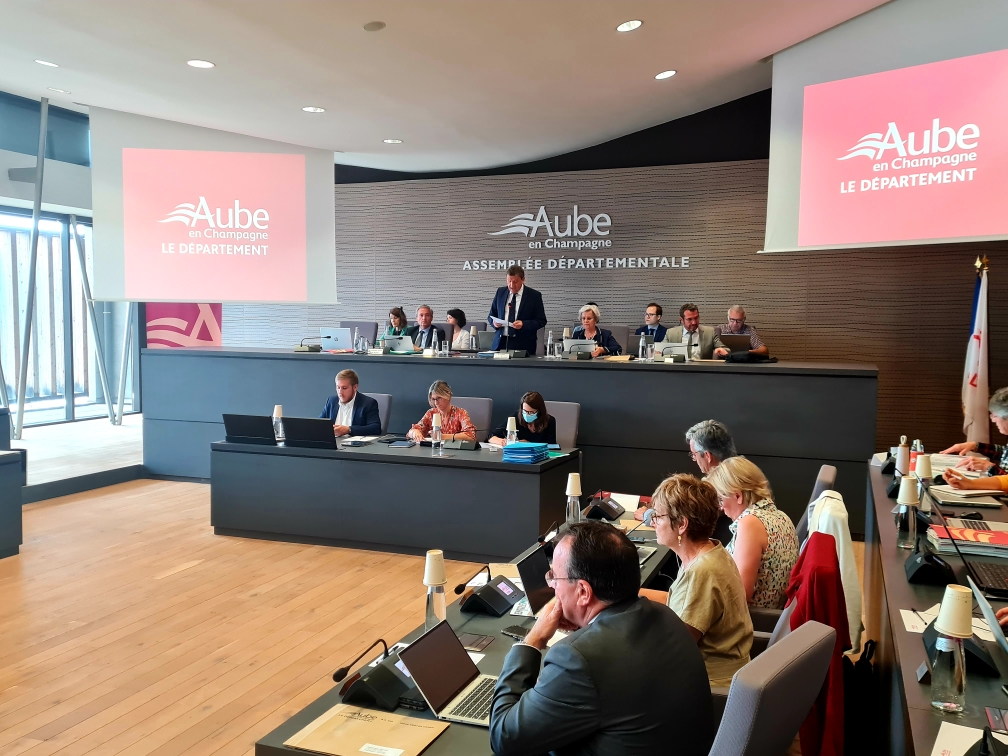 Commission permanente du lundi 12 septembre 2022 - Département de l'Aube